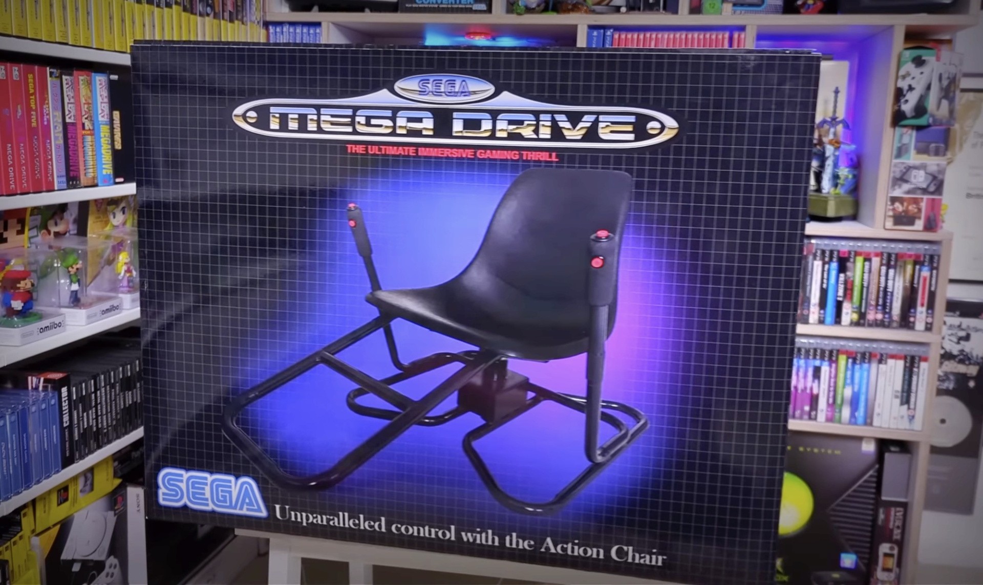 Super Rare Sega Mega Drive 'Action Chair' Gets An Unofficial Unboxing ...