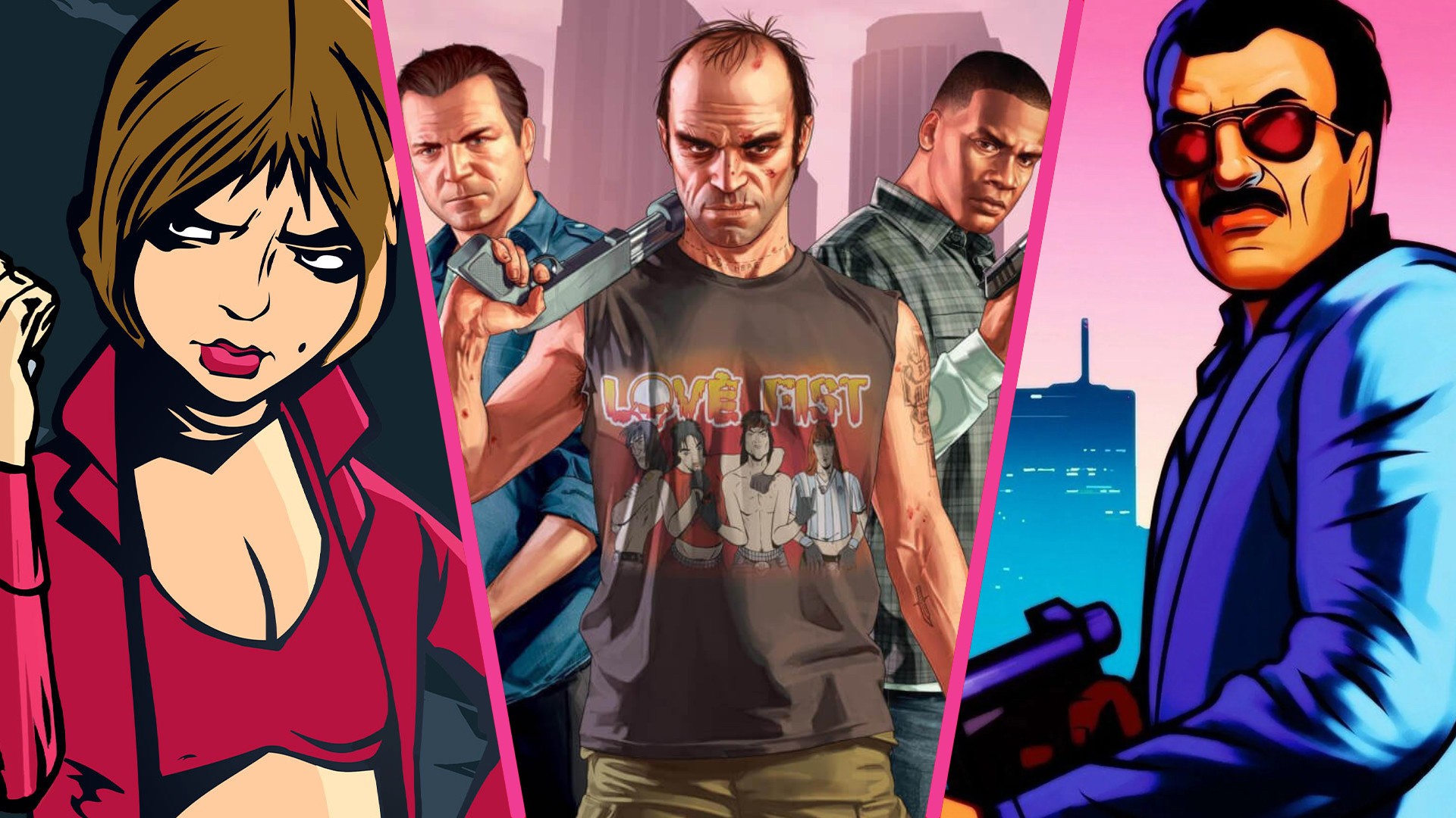 All GTA Reveal Trailers - Every Grand Theft Auto Launch Trailer So Far ...