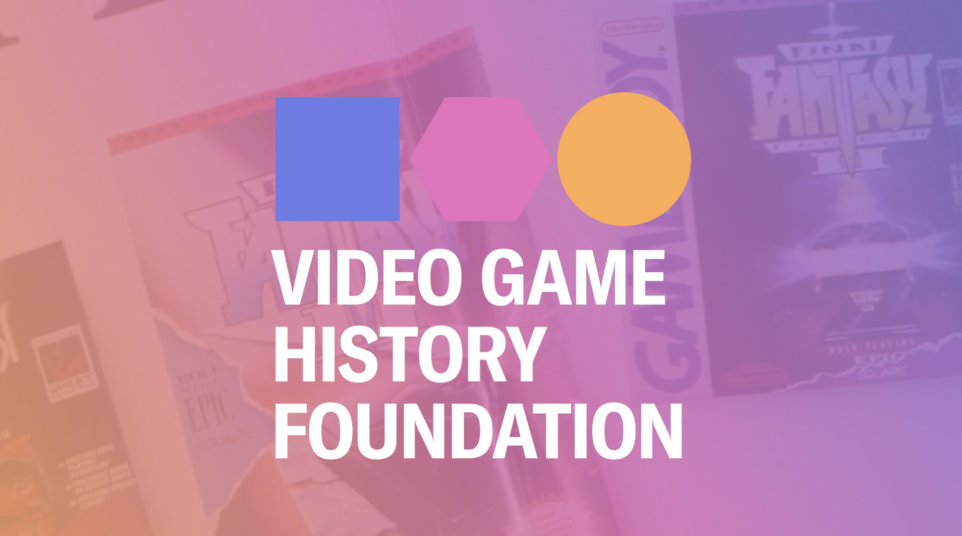 The Video Game History Foundation Digital Library Is Now Available In ...